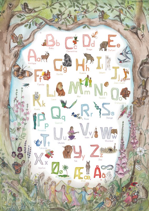 Wilded Family - International Wild Alphabet Poster